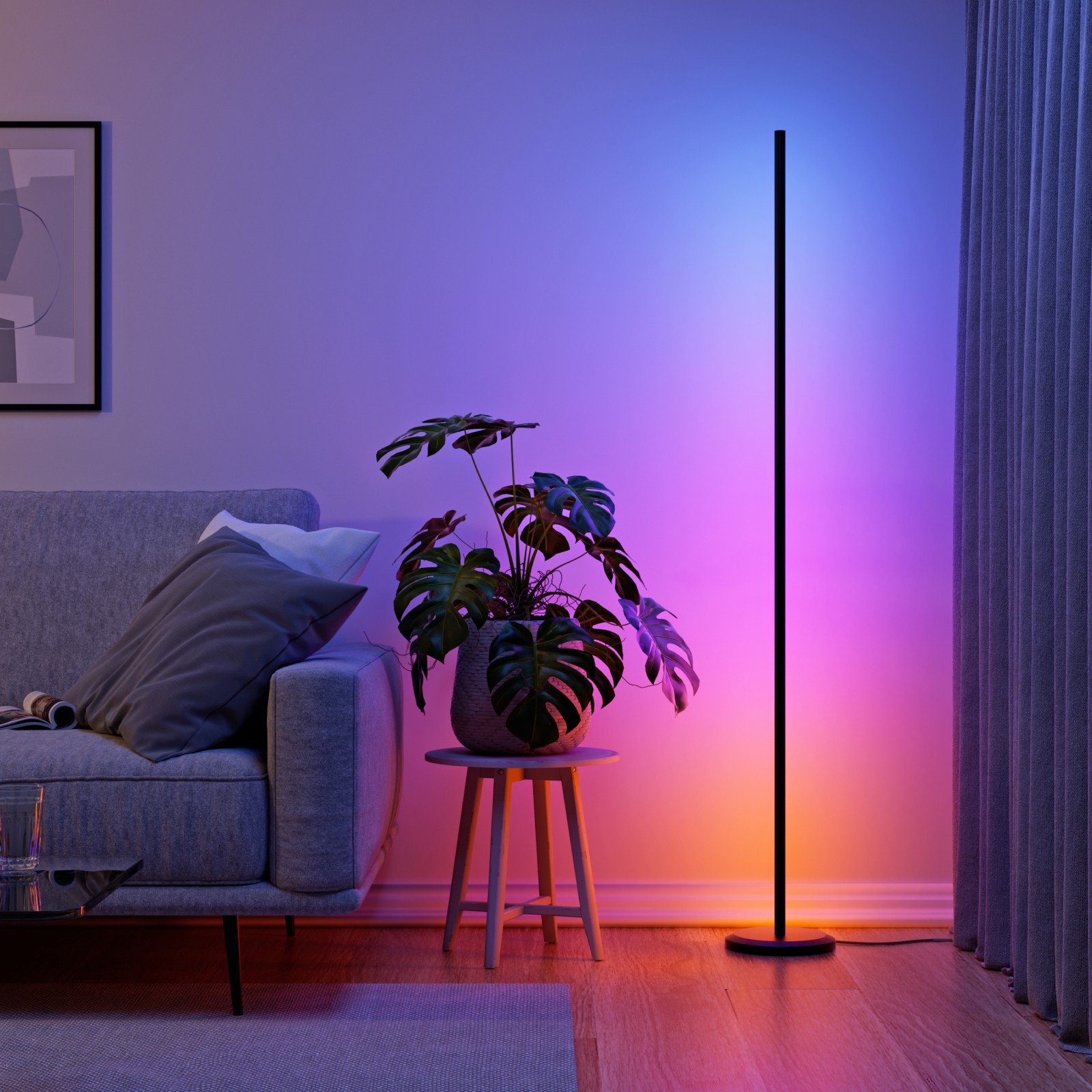Matter Smart Multicolor Floor Lamp (Each) - N7204K01-1FL | Nanoleaf
